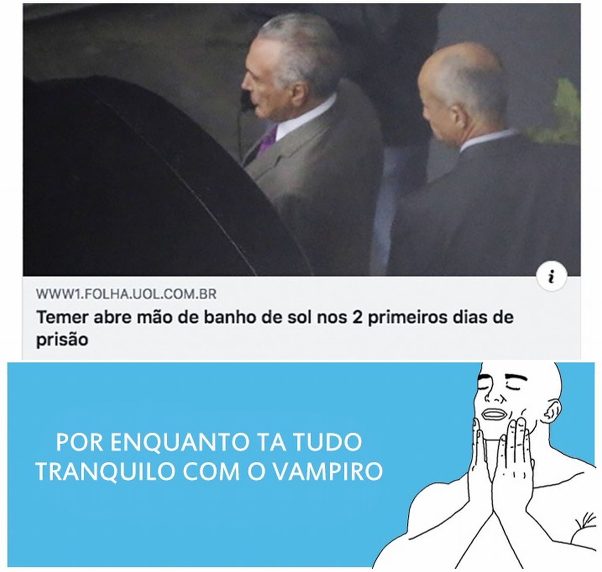 Temer dispensa banho de sol e volta a ser meme na internet | Tribuna do ...