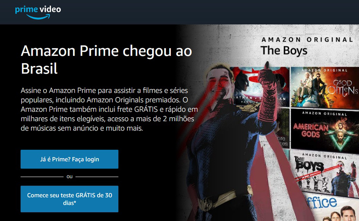 Amazon Prime chega ao Brasil por R$ 9,90, pra concorrer com Netflix e ...